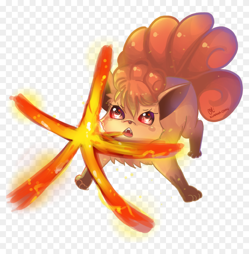 Transparent Fire Blast Png - Ice Vulpix And Fire Vulpix Art, Png ...