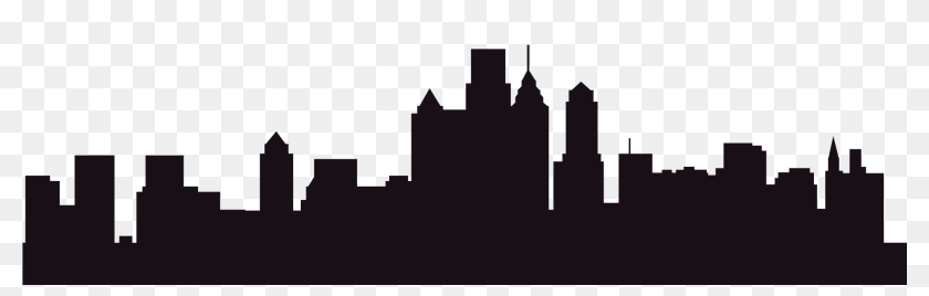 Transparent Philadelphia Skyline Silhouette Png - Philadelphia Skyline ...