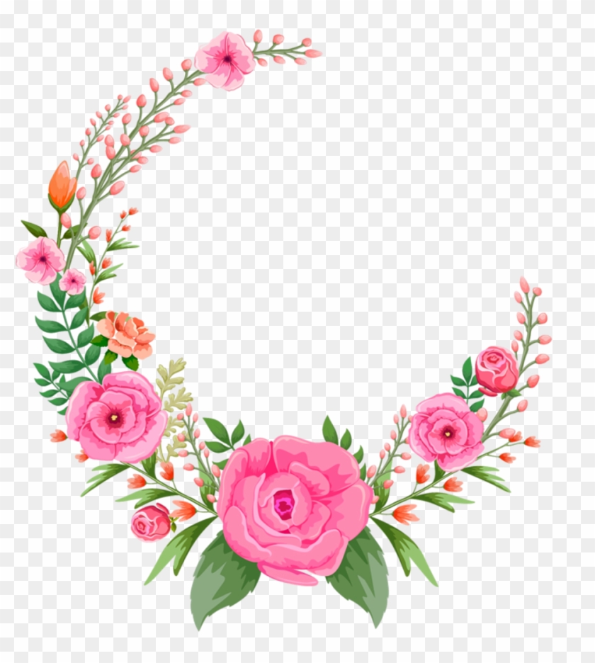 Roses Rose Pinkroses Pink Flowers Flower Floral Circle - Floral Frame ... Roses Rose Pinkroses Pink Flowers Flower Floral Circle - Floral Frame ...