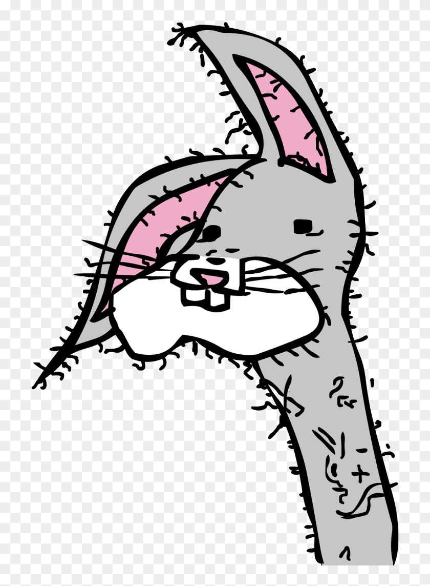 #funny #bunny #wtf #creepy #sadness #weird #crazy #eyes - Poorly Drawn ...