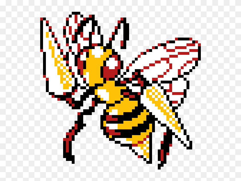 Beedrill , Png Download - Pixel Art Pokemon Beedrill, Transparent Png ...