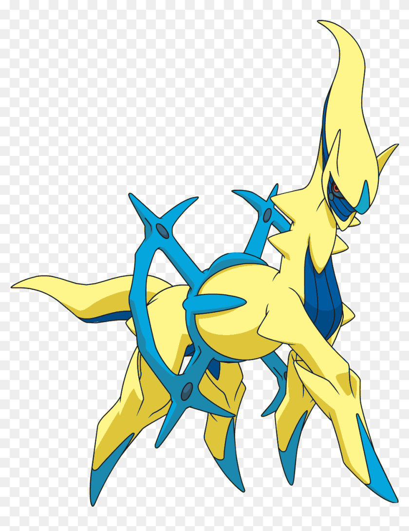 Arceus Splash Dp Shiny - Arceus Pokemon, HD Png Download - 954x1193 ...
