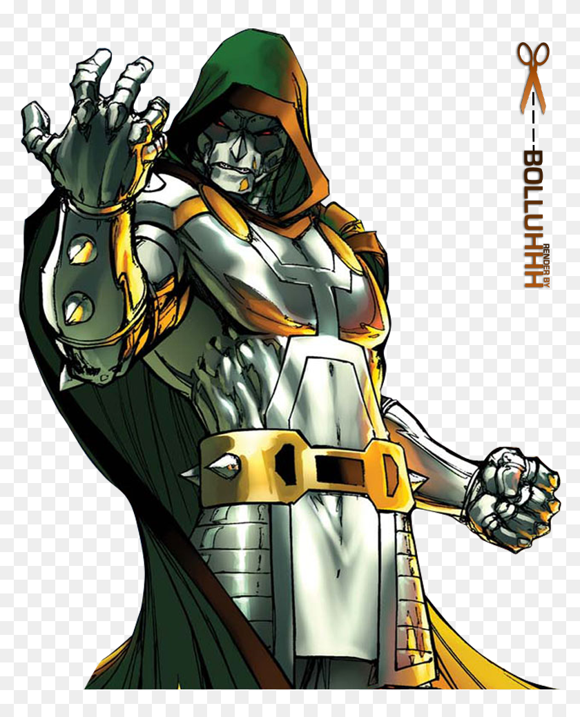 Doctor Doom Comic , Png Download - Doctor Doom Mr Fantastic ...
