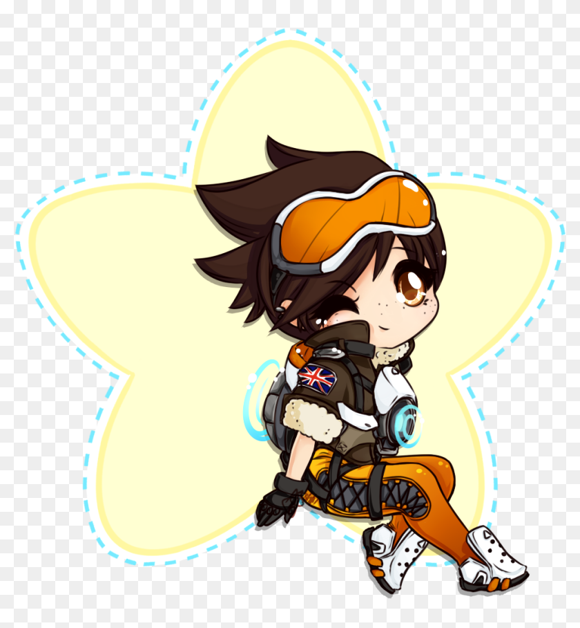 Transparent Cute Chibi Png - Tracer Chibi, Png Download - 978x1011 ...