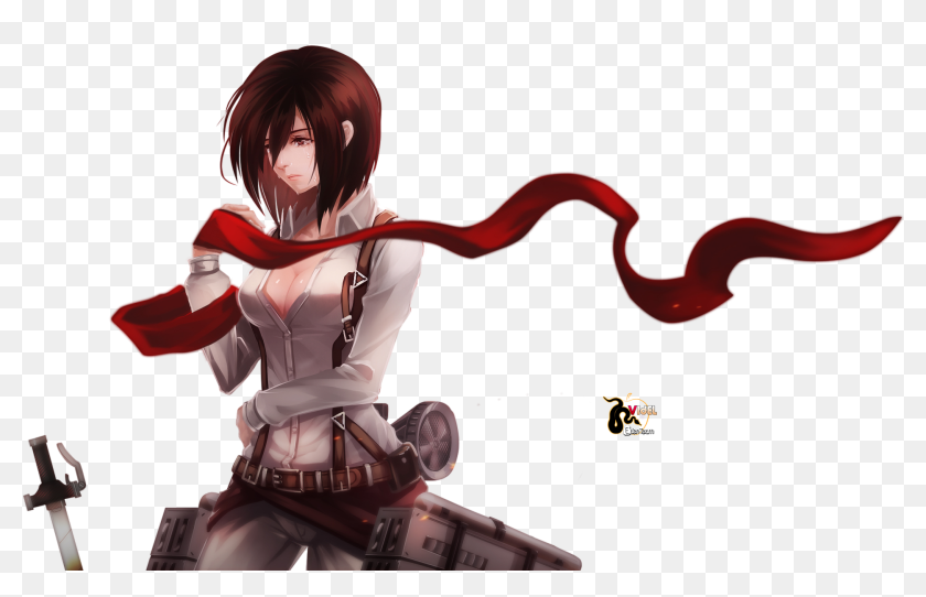 Transparent Mikasa Ackerman Png - Attack On Titan Mikasa Render, Png ...