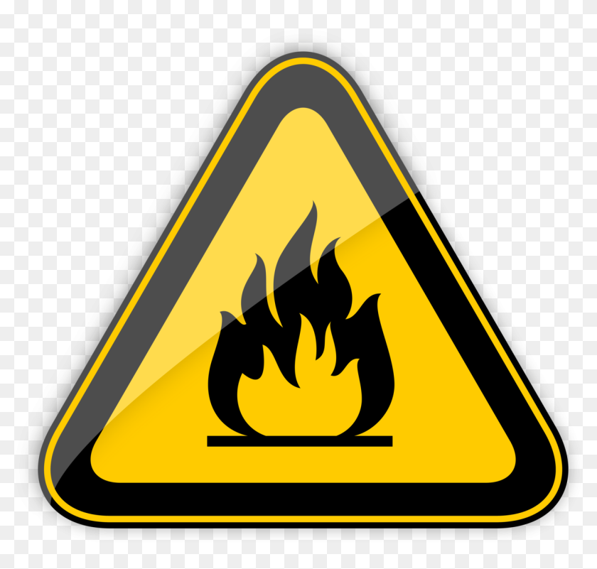 Highly Flammable Warning Sign Png Clipart Clipart Image - Symbol Of ...