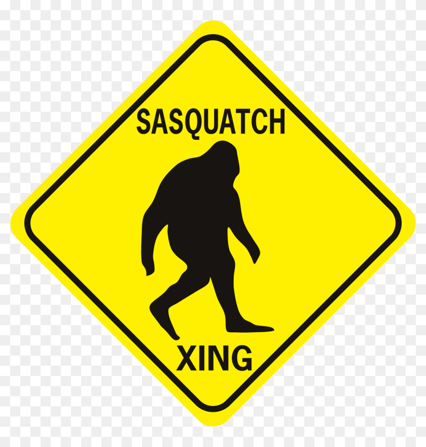 Sasquatch Xing Diamond - Winding Right Road Signs, HD Png Download ...
