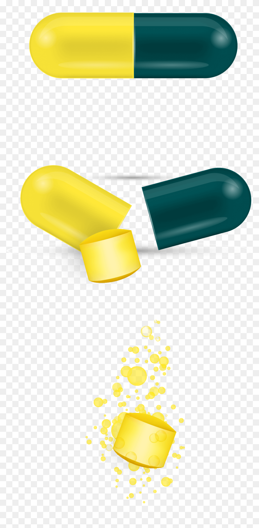 A Series Of Three Pills Demonstrates Ximino Extended - Pill, HD Png ...