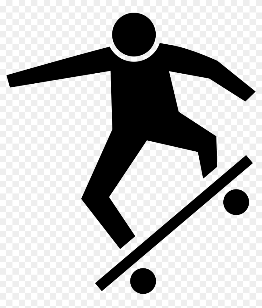 Skate - Icon Skateboard Png, Transparent Png - 870x981(#6924541) - PngFind