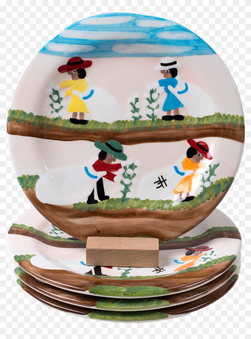 Cotton Picking Dinner Plates - Plate, HD Png Download - 1263x1648 ...
