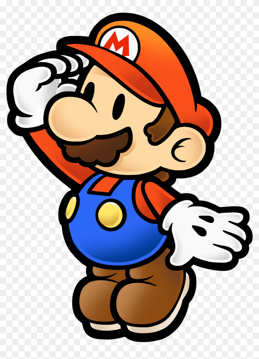 Super Paper Mario Mario, HD Png Download - 2000x2486(#6929022) - PngFind