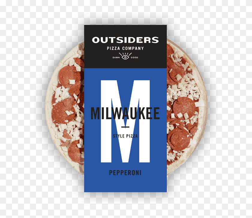 Milwaukee Style Pepperoni Pizza - Milwaukee Outsiders Pizza Frozen, HD ...