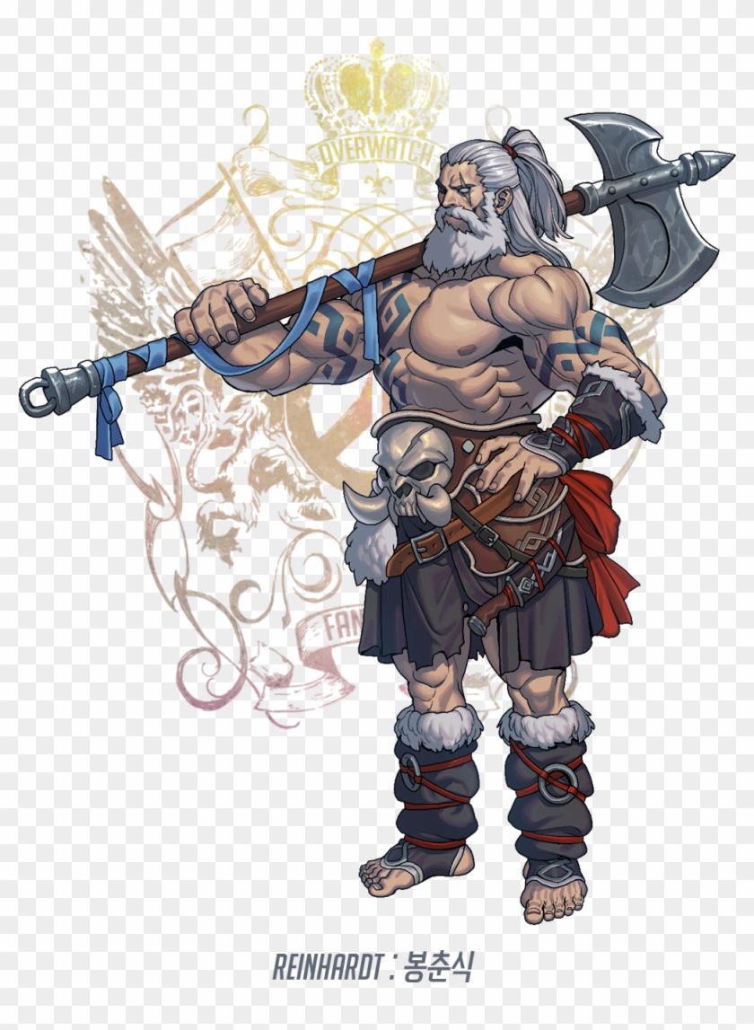 Overwatch Reinhardt Png - Overwatch Final Fantasy, Transparent Png ...