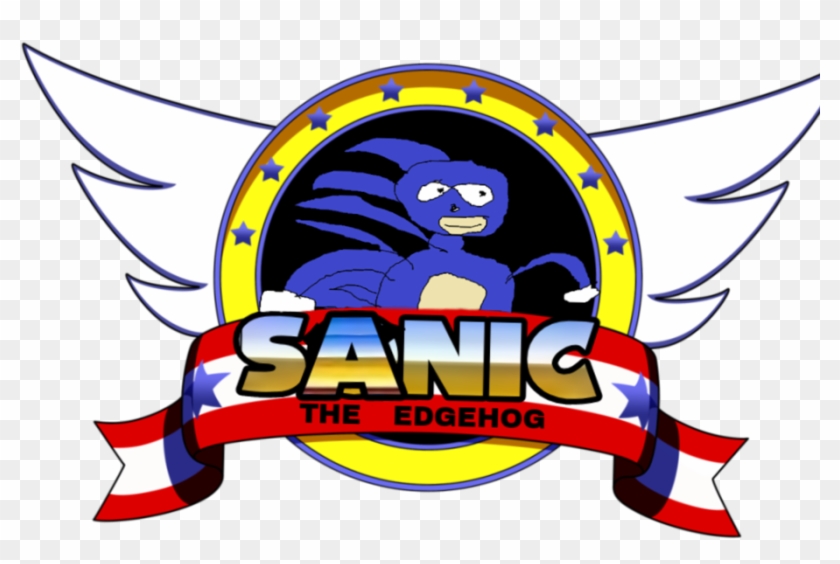 Sanic Sticker - Sonic Title Emblem Png, Transparent Png - 1024x1024 ...
