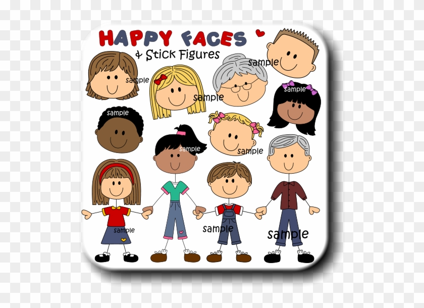 Family Members Clip Art Faces
