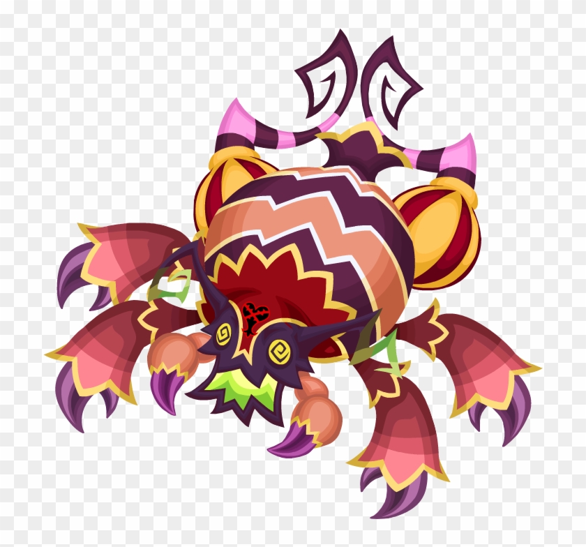 Bane Spider - Spider Heartless Khux, HD Png Download - 744x728(#703284 ...