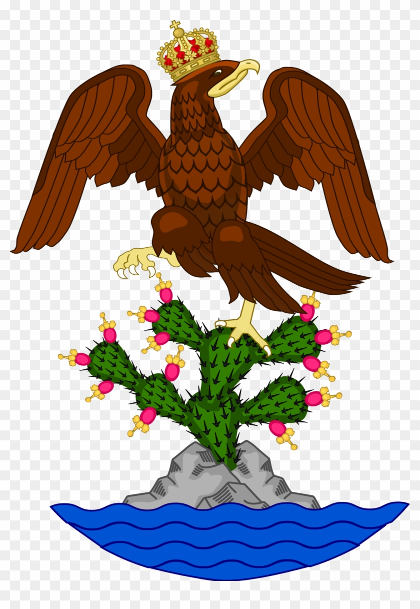 El Escudo De Armas Del Primer Imperio Mexicano Durante - Escudo De La ...