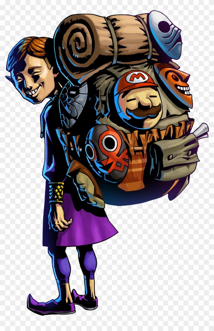 Majora's Mask Happy Mask Salesman, HD Png Download - 1200x1800(#708113 ...
