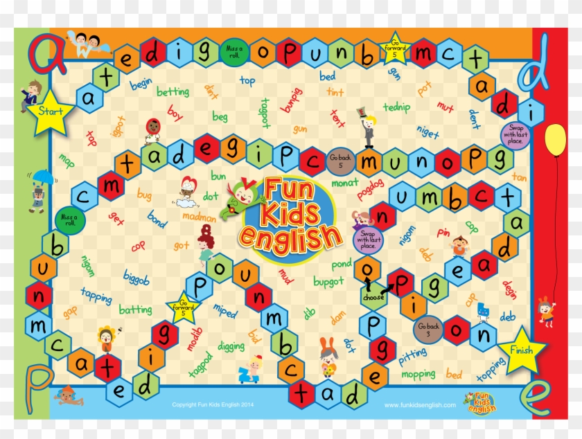 Download Our Consonants And Vowels Board Game, HD Png Download ...