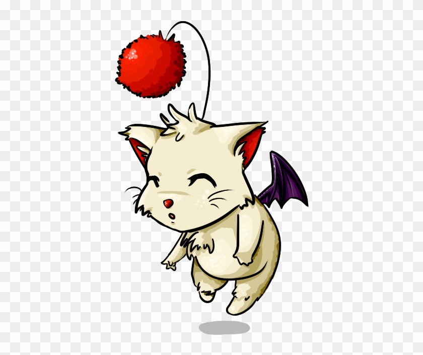 Moogle By Baetrix - Cartoon, HD Png Download - 510x643(#722293) - PngFind