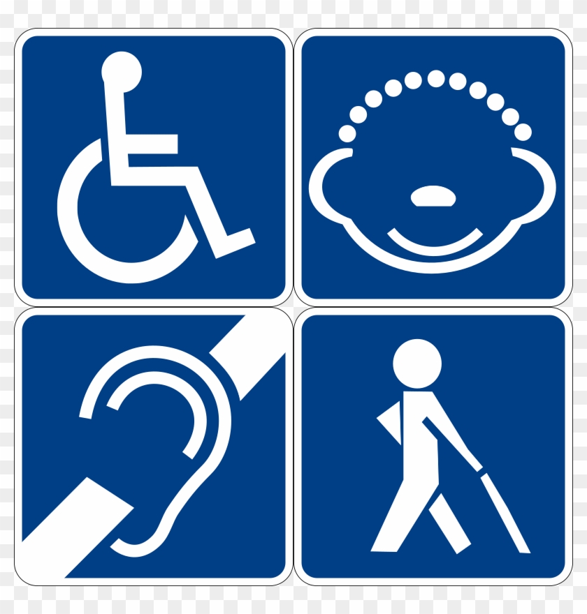 Handicapped Accessible Sing Clipart Icon Png - Handicapped Sign ...