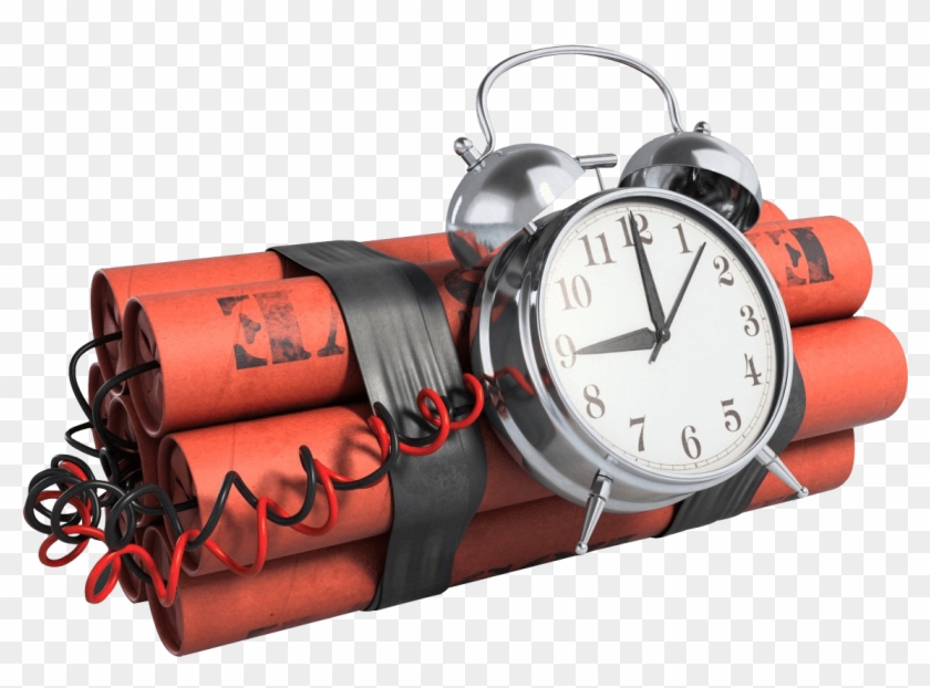 Bomb With Clock - Bomb .png, Transparent Png - 1200x844(#724450) - PngFind