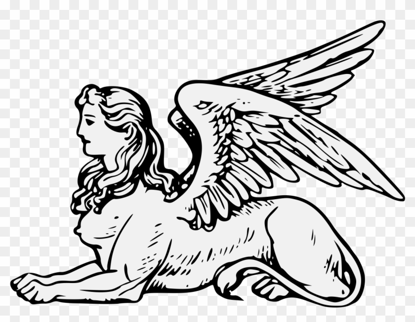 Details, Png - Drawing Sphinx In Greek Mythology, Transparent Png ...