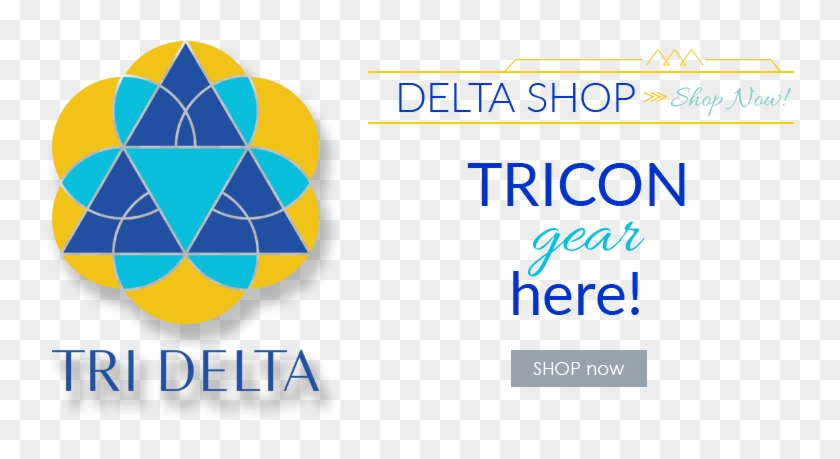 Tricon Tri Delta Conventional Logo Lovable - Tri Delta Logo, HD Png ...