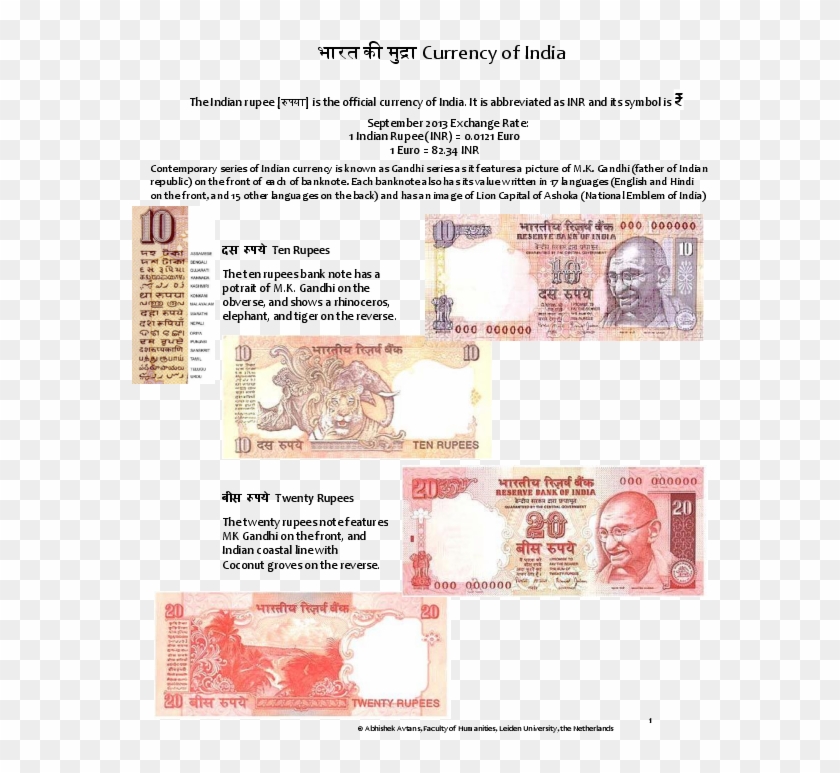 Pdf - 20 Rupee Note, HD Png Download - 612x792(#730656) - PngFind