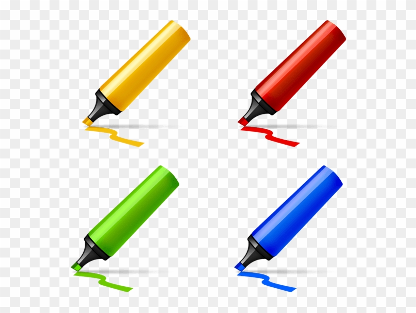 Preview Of The Marker Icons - Marker Pen Icon, HD Png Download ...