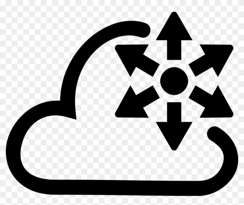 Computer Icons Arrow Symbol Icon Design - Six Way Arrow, HD Png ...