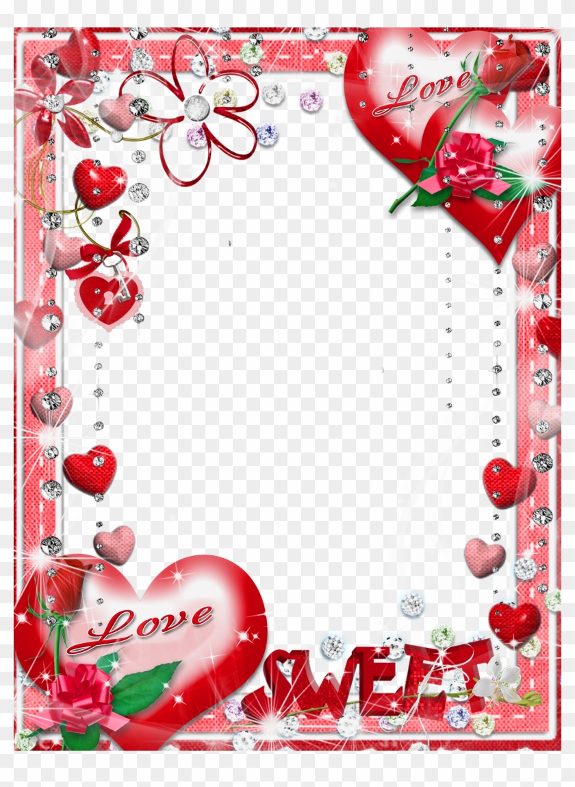 Sweet Love Transparent Png Photo Frame - Love Photo Frame Png, Png ...