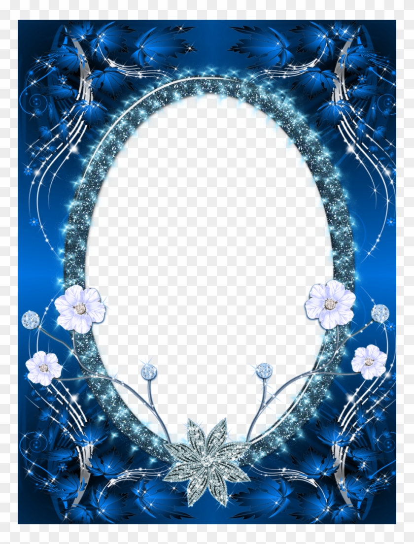 Paper Frames, Collage Frames, Png Photo, Borders And - Blue Photo ...