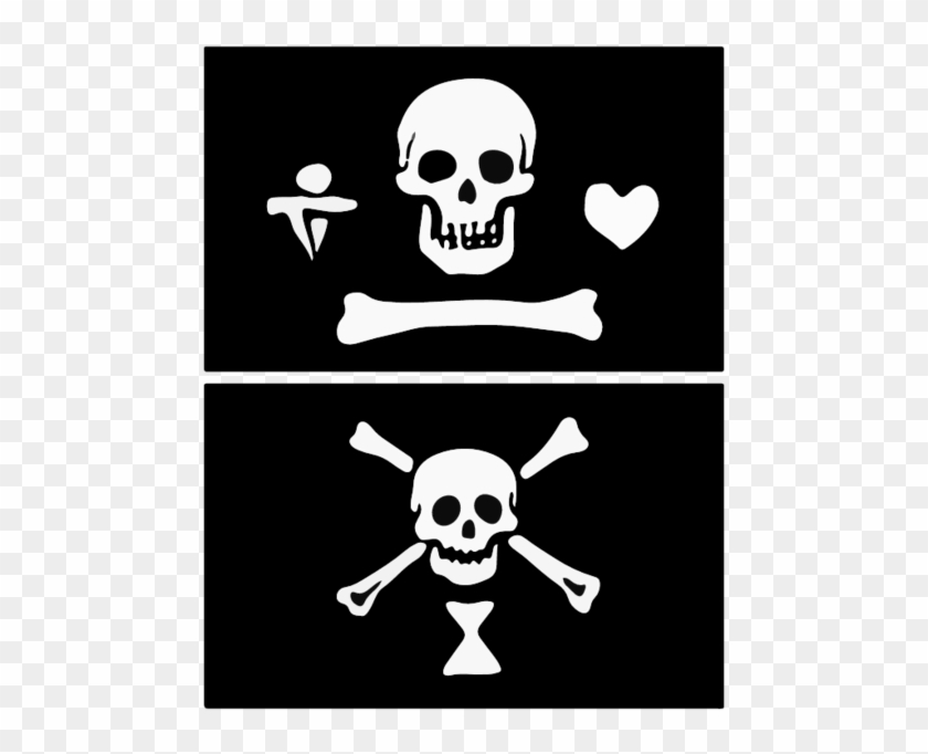 Famous Pirates And Their Flags Part - Pirate Flag, HD Png Download ...