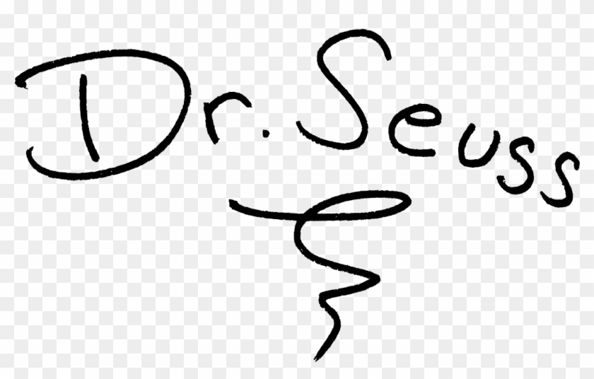 Dr Seuss Signature - Theodor Seuss Geisel Signature, HD Png Download ...