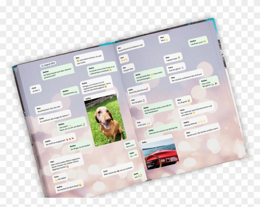 Turn Text Messages Into A Book Car HD Png Download 1466x1099 