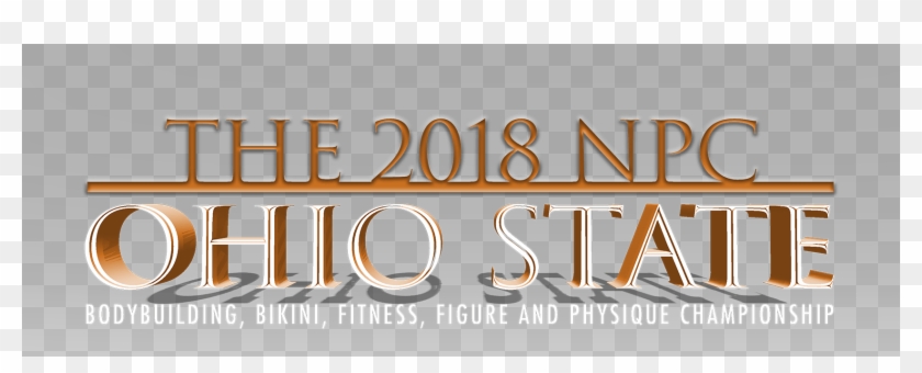 2018 Npc Ohio State Bodybuilding, Physique, Bikini, - Calligraphy, HD ...