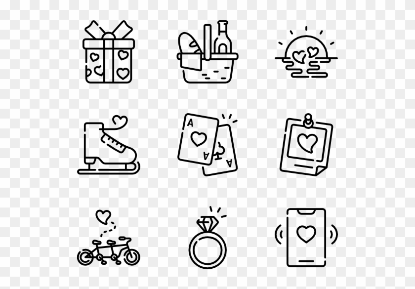 Date Night - Food Icons Png, Transparent Png - 600x564(#759728) - PngFind