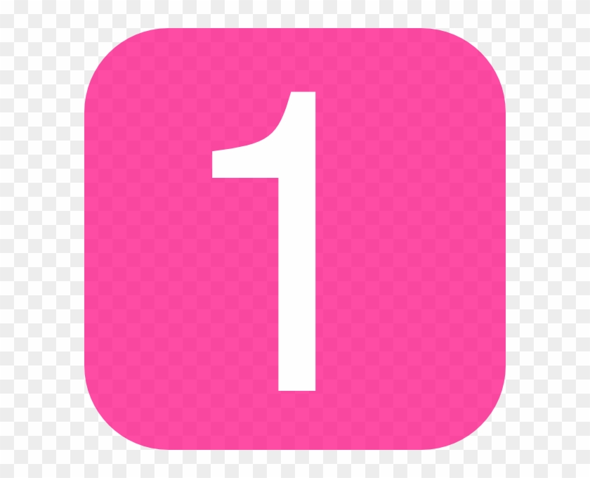 Number 1 Icon Pink, HD Png Download - 600x600(#769464) - PngFind