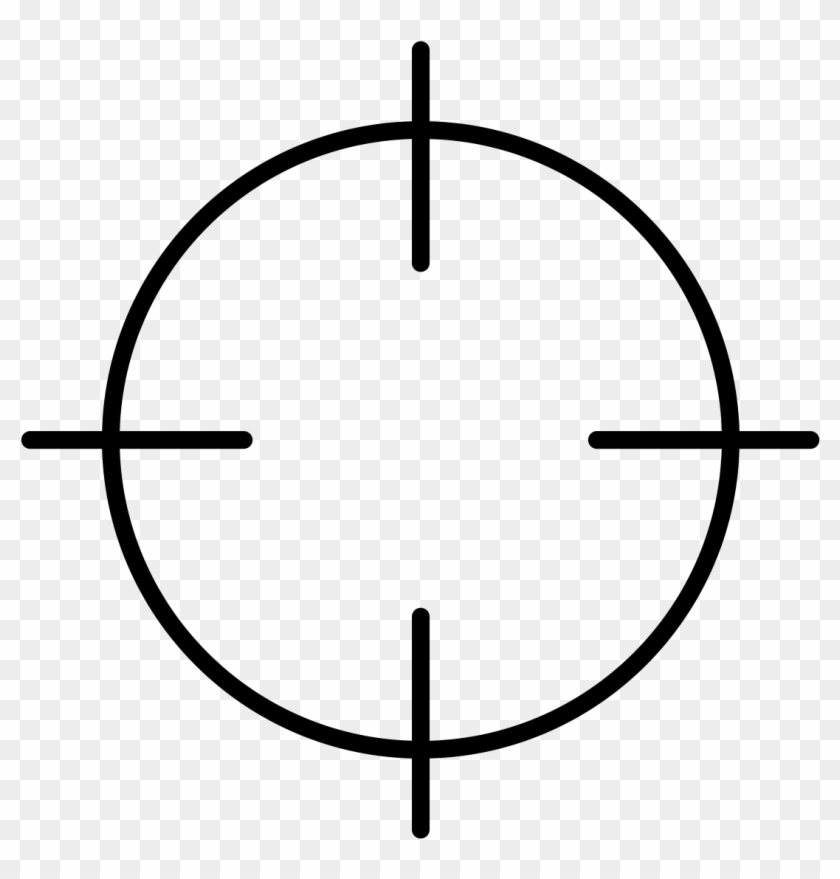 Target Icon - Cross Hairs, HD Png Download - 1200x1200(#774492) - PngFind