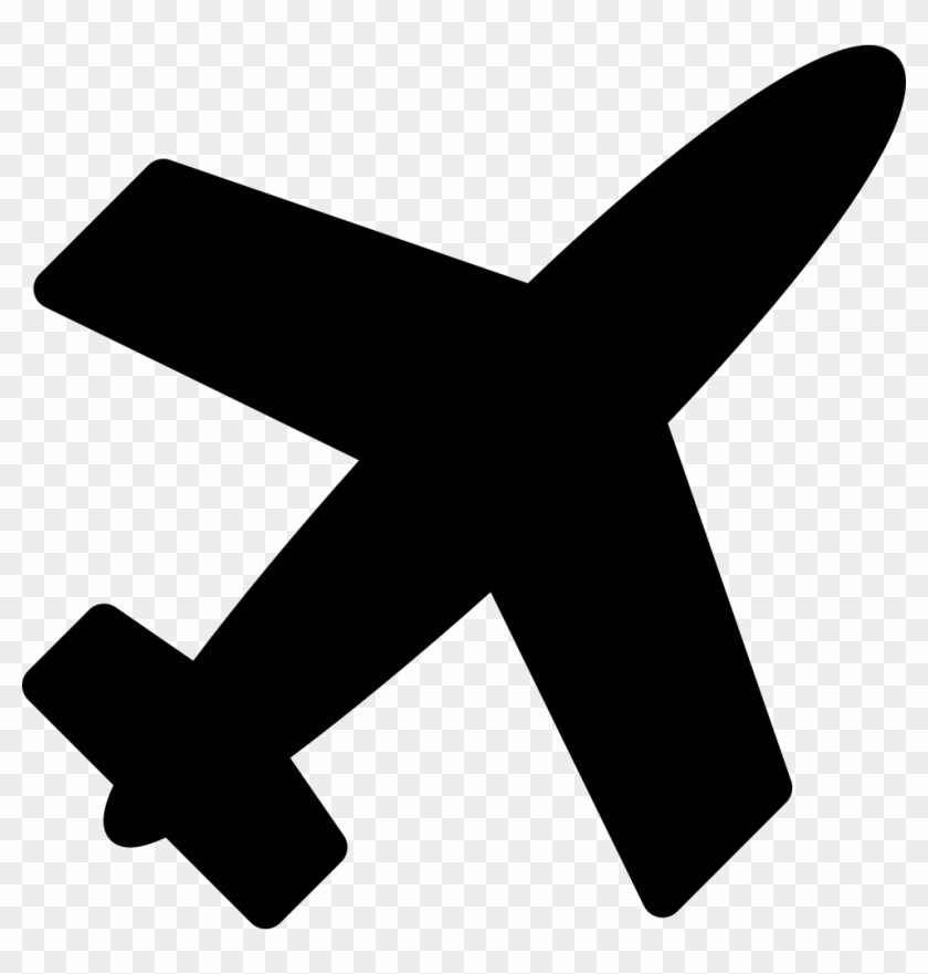 Image Free Stock Airplane Filled Shape Png Icon Free - Airplane Shape ...