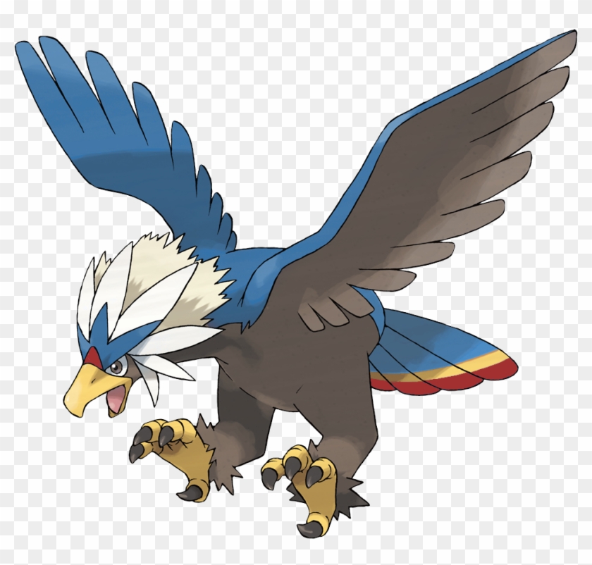 View 628 Braviary Shiny , - Pokemon Braviary, HD Png Download - 968x879(#780148) - PngFind