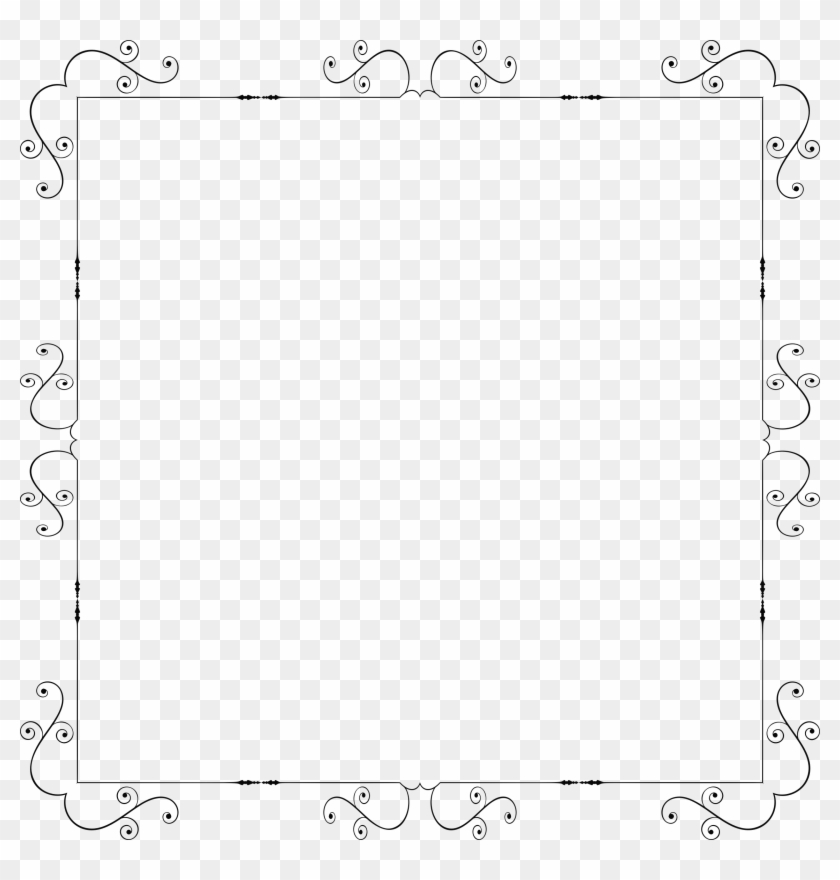 This Free Icons Png Design Of Fancy Ornate Square Frame, Transparent ...