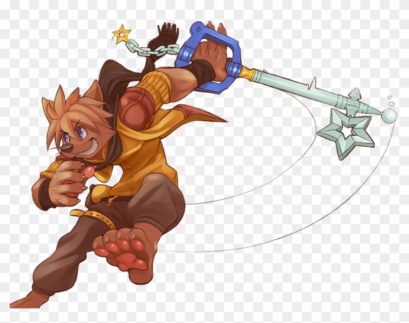 4 Years Ago - Furry Keyblade Master, HD Png Download - 869x645(#785320 ...