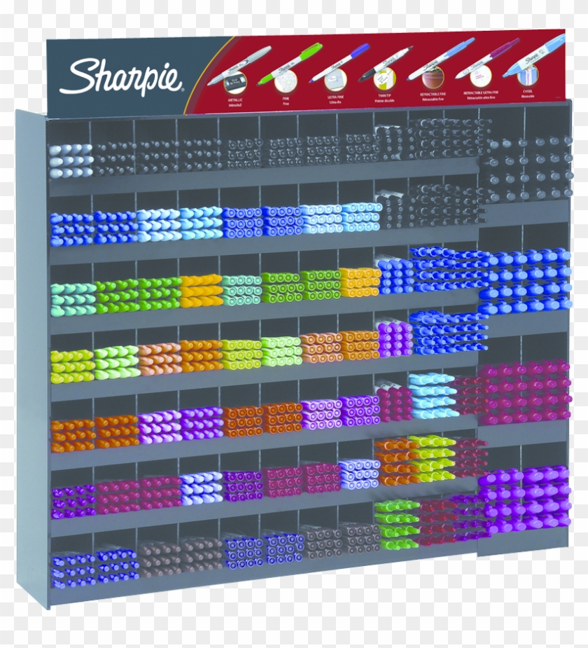 Sharpie - Sharpie Display, HD Png Download - 966x960(#787549) - PngFind