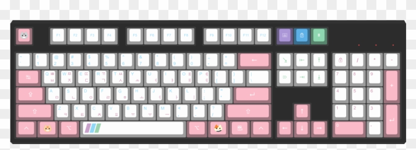 K Pop By Skeletor 104 Key Custom Mechanical Keyboard - Minimal Keycap ...