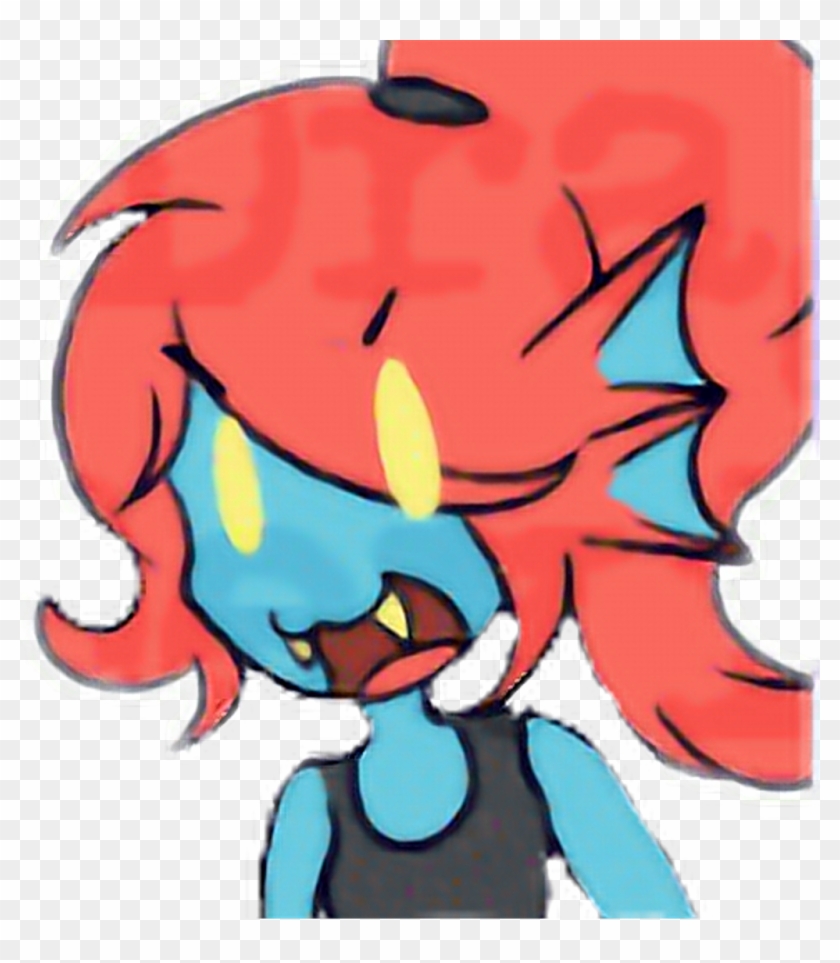 Undyne Sticker, HD Png Download - 1024x1126(#794921) - PngFind