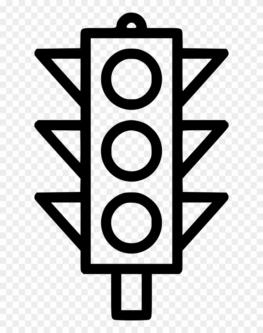 Traffic Light Comments - Stop Light Black And White, HD Png Download ...