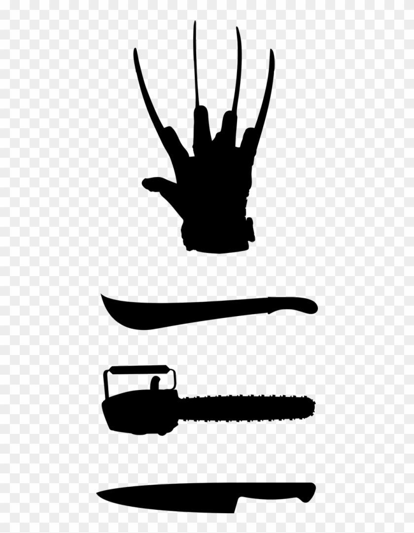 Leatherface Silhouette, HD Png Download - 500x1000(#799580) - PngFind