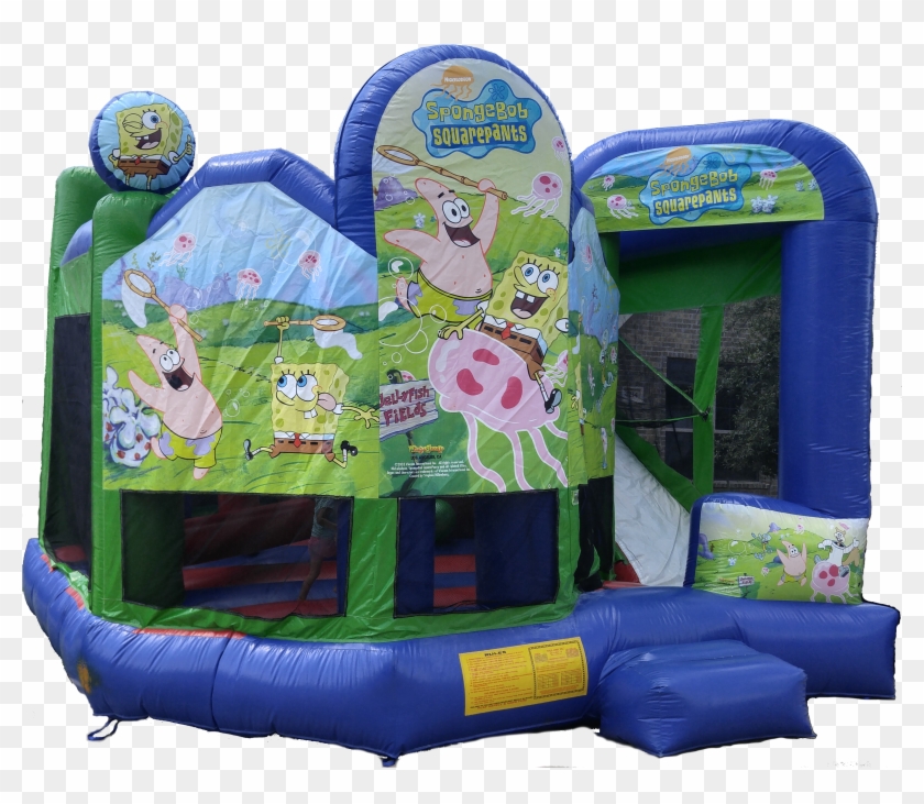 Spongebob Squarepants Bounce House Combo, HD Png Download - 3296x2736 ...